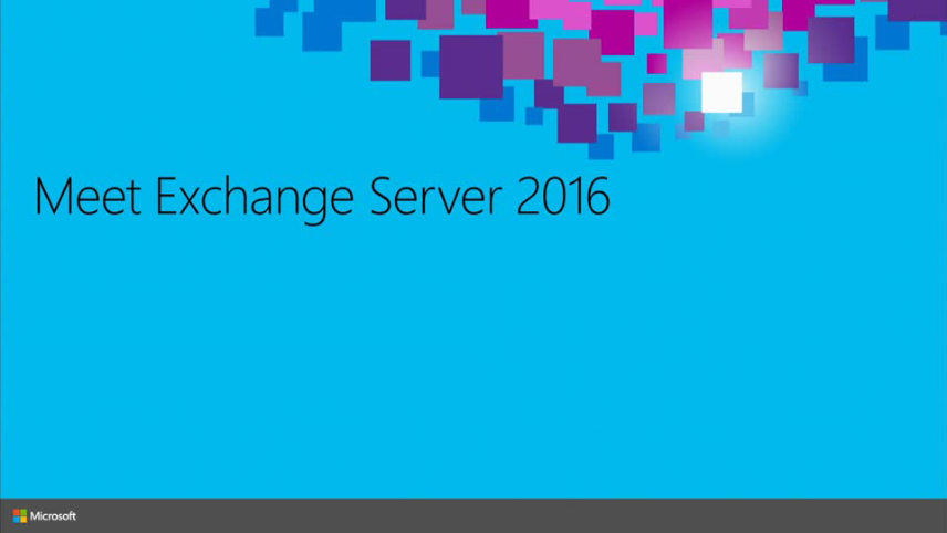 Introduction to Exchange Server 2016 Preview Release | Experts Exchange
