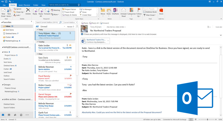 A Quick Peek At Microsoft Outlook 2016 & Its Updated Features | Experts ...