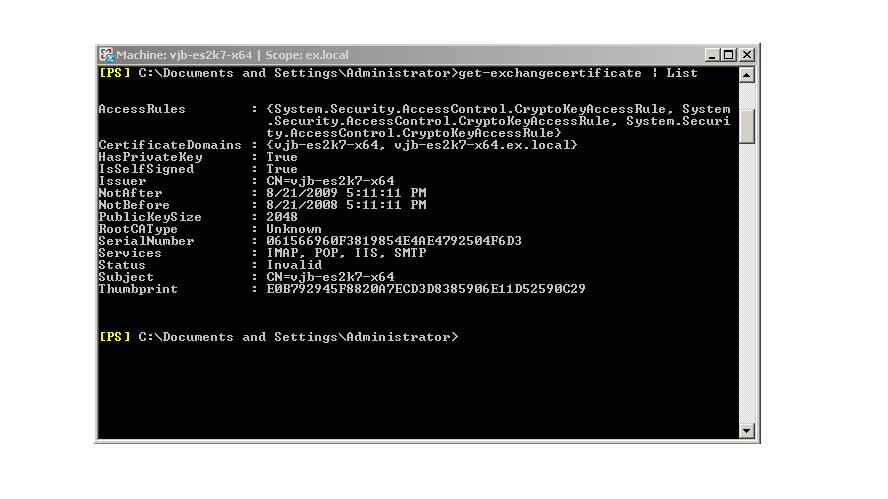 How to renew expiring Exchange Server 2007 Internal Transport ...
