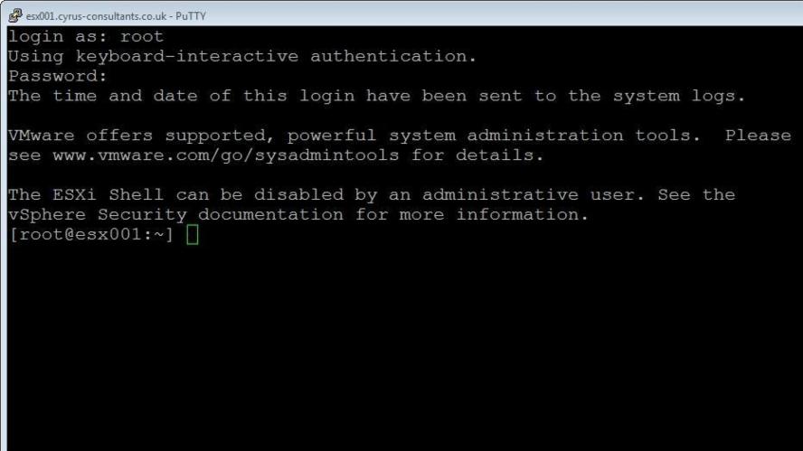 How To Enable Ssh Remote Access On A Vmware Vsphere Hypervisor 65 3454