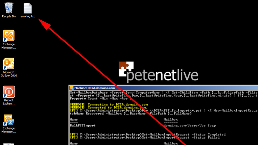 Import Outlook PST File to Exchange 2013 Using Power Shell | Experts ...