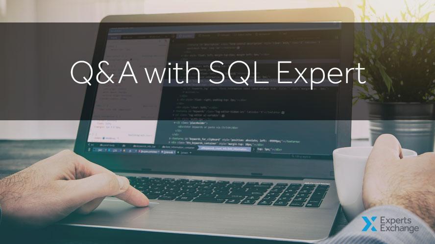 Q&A with SQL Expert Jim Horn | Experts Exchange