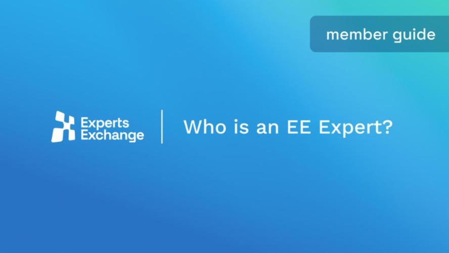 Who is an EE Expert & Who Can Contribute to the Community? | Experts ...