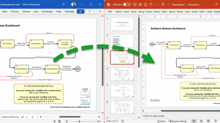 How to Create PowerPoint Slides from a Visio Drawing | Experts Exchange