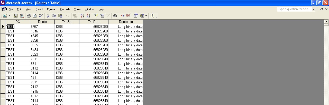 Solved: Long Binary Data from MS Access | Experts Exchange