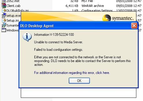 Solved: Backup Exec - Cannot connect to media server remotely with DLO | Experts Exchange
