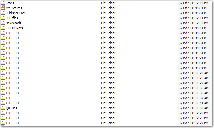 Solved: Empty Folders With Symbols for Names Keep Appearing in My Documents Folder | Experts ...