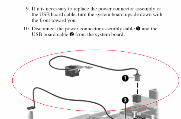 Solved: how to replace laptop power connector | Experts Exchange