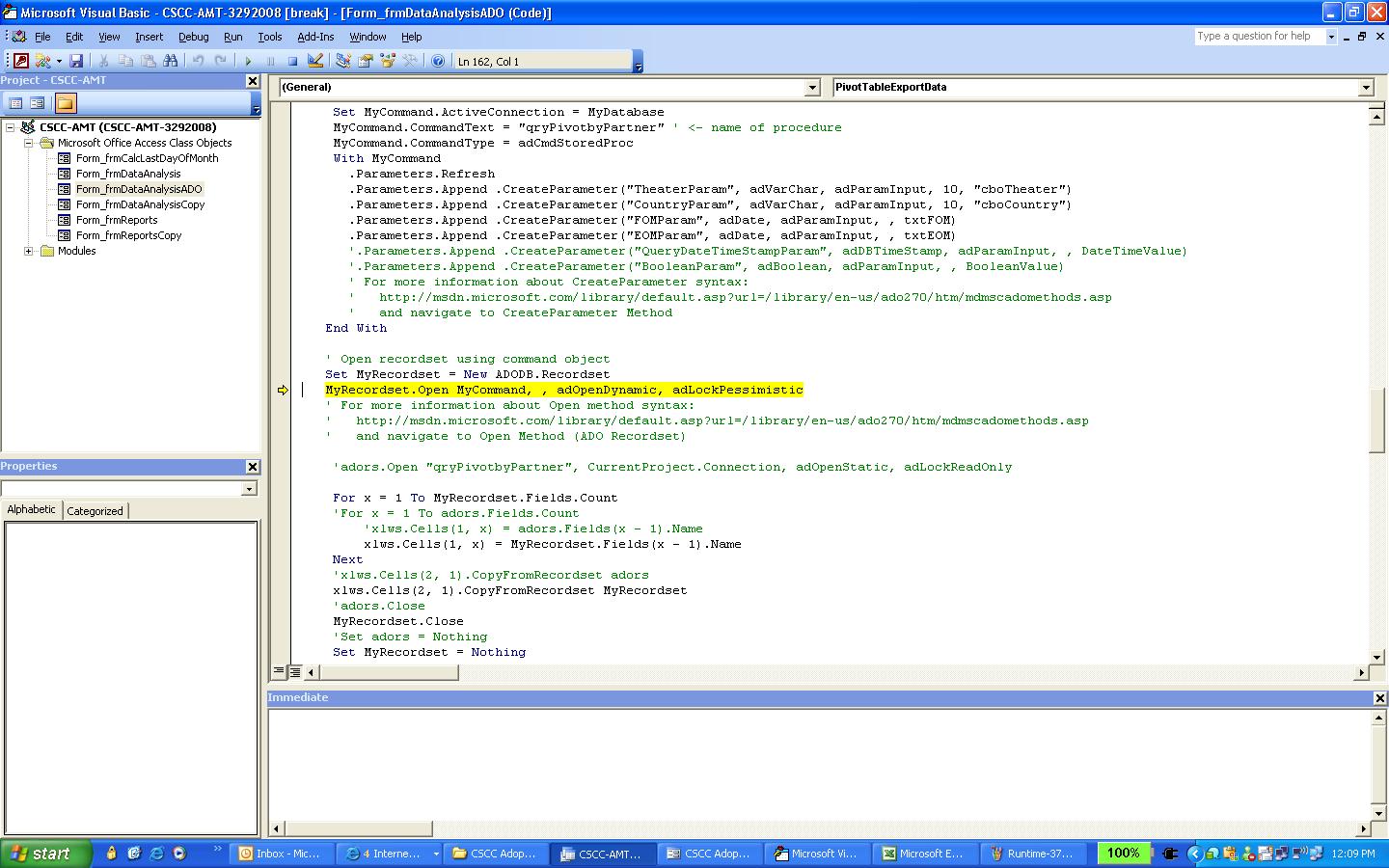Solved Why I Got The Run Time Error When Trying To Execute The Query From Access Vba Experts