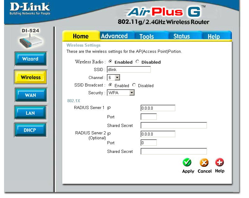 Solved: How do I secure wireless access to my D-Link Router home ...