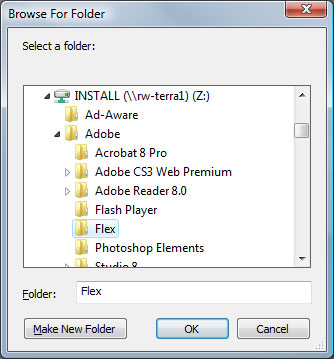 Solved: BrowseForFolder and show parent directories | Experts Exchange
