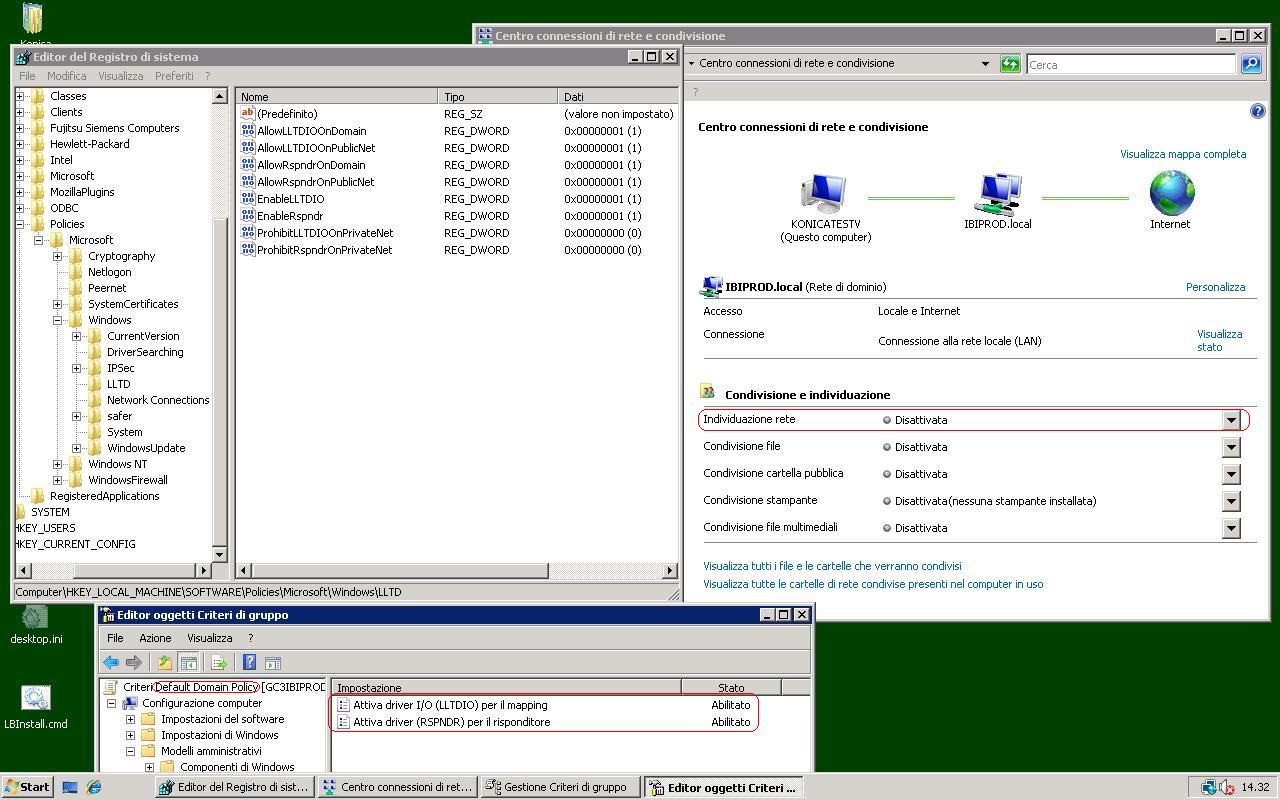 Solved: Windows Vista "Network DIscovery" and GPOs | Experts Exchange