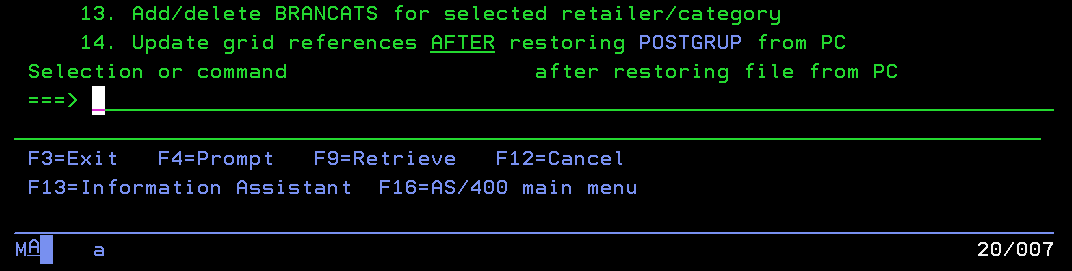 Solved: AS400 font | Experts Exchange