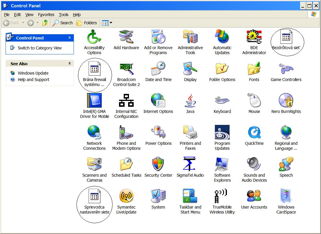 Solved: Security Settings/ other control panel items in different ...