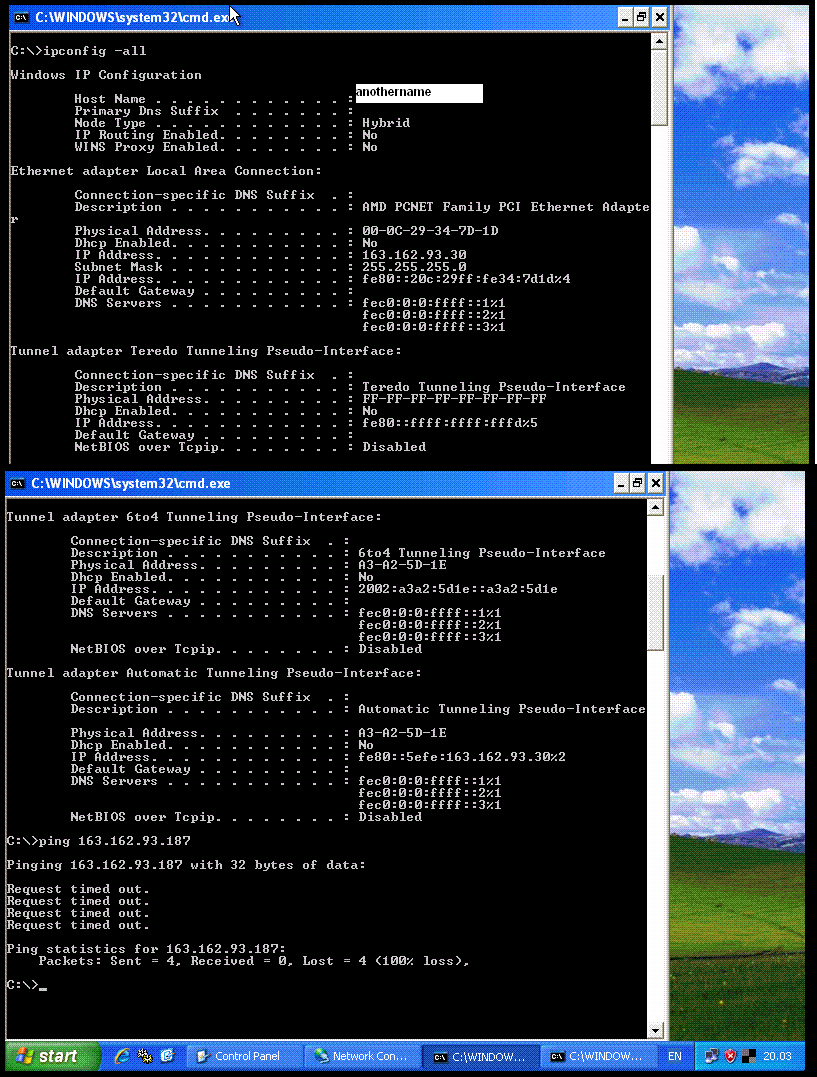 Solved: cannot ping vmware instance | Experts Exchange