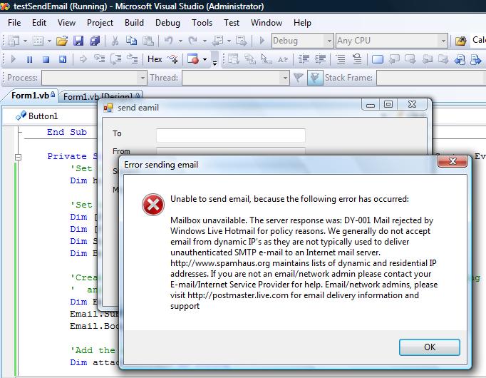 Solved: how do.. Send email VB.NET 2008 ! | Experts Exchange Solved: how do.. Send email VB.NET 2008 ! | Experts Exchange