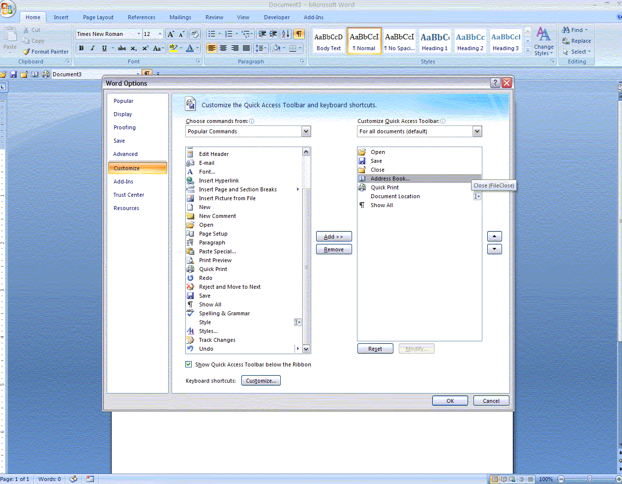 Solved: Create Outlook 2007 Macro to copy contact details into Word 2007 Document | Experts Exchange
