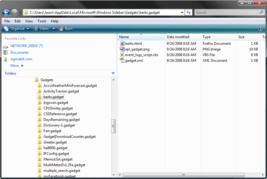 Solved: How to run an external vb script from a Sidebar Gadget using html or javascript ...