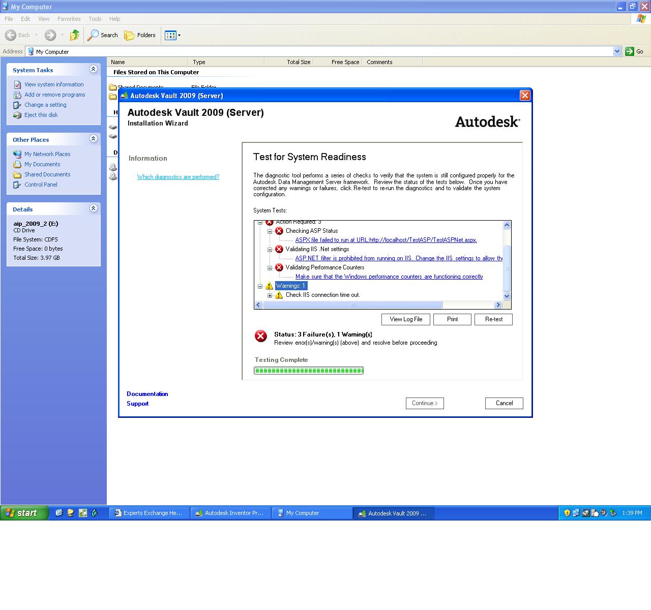 Solved: IIS errors - How do I install Autodesk Inventor 2009 ADMS ...