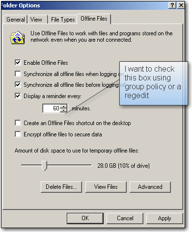 Solved: Offline Files | Experts Exchange