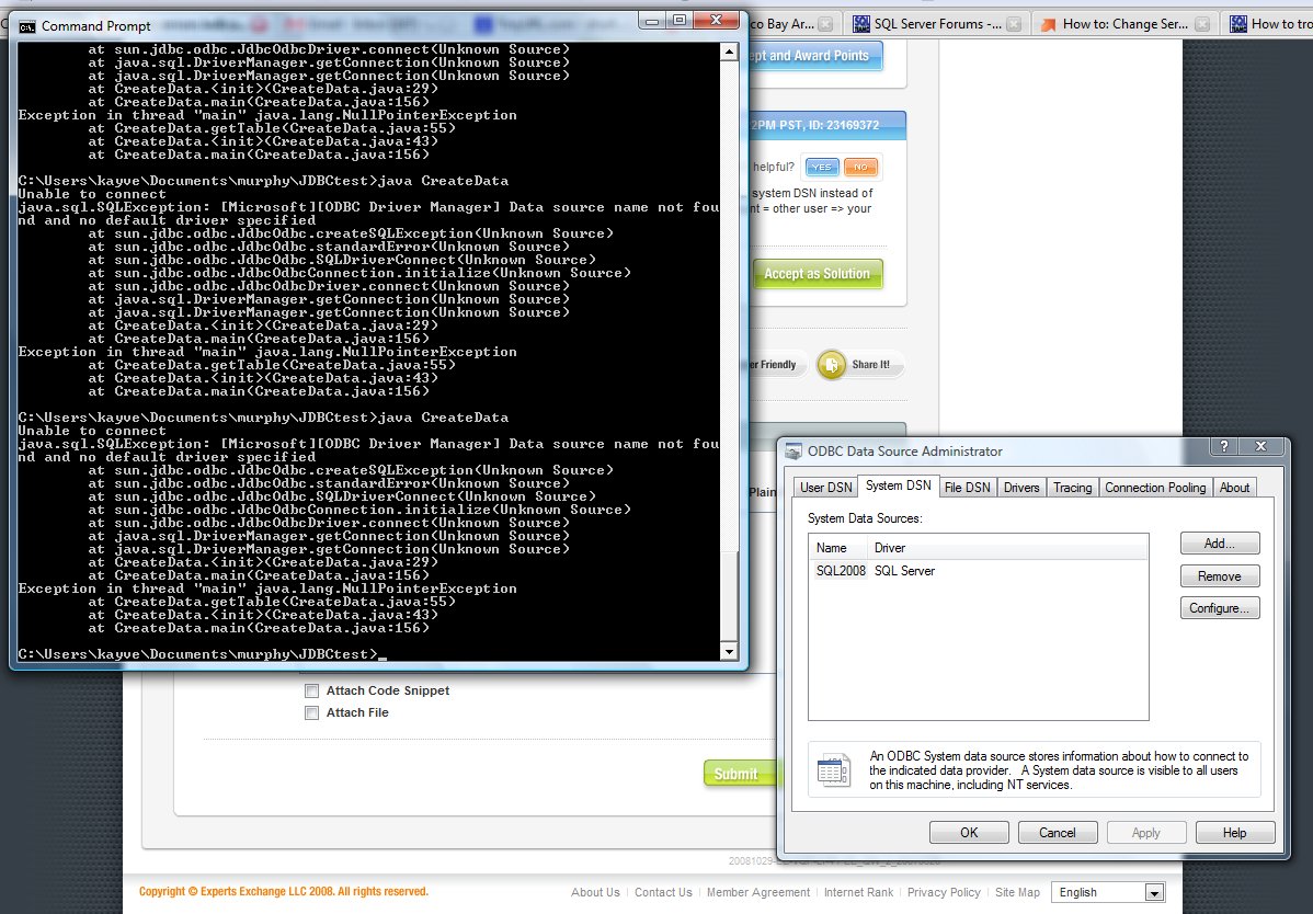 Solved: syntax errors indicate everything is not right | Experts Exchange