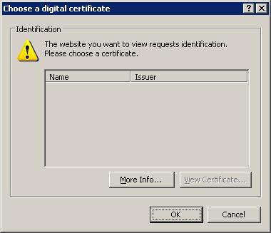 Solved: IIS Problem with Client Certificate Authentication | Experts ...