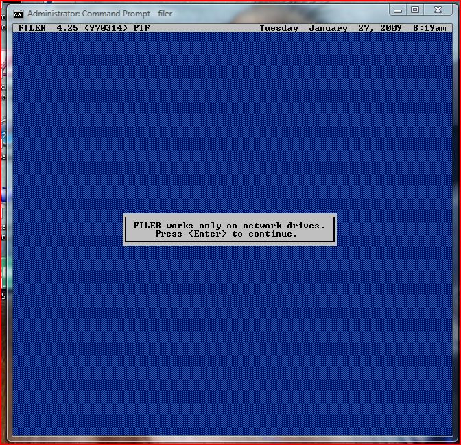 Solved: "Could not use 'Admin'; file already in use" | Experts Exchange