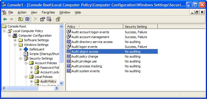 Solved: Auditing - viewing event viewer | Experts Exchange