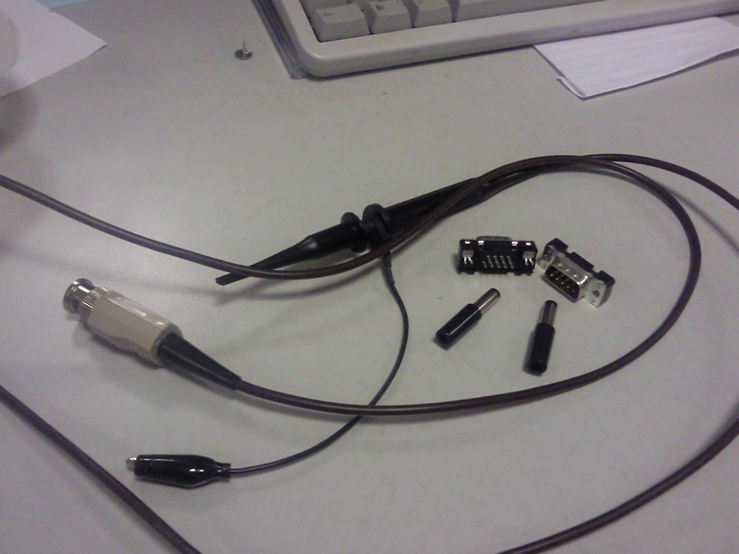 Solved: How do I connect an RS-232 device to an oscilloscope (picture ...