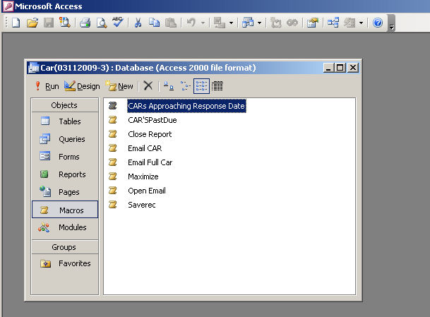 Solved: How do I restore hidden MS Access menus? | Experts Exchange