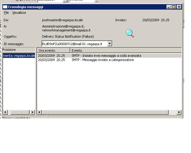 Solved: Exchange: NDR Email messages stop at Categorizer | Experts Exchange