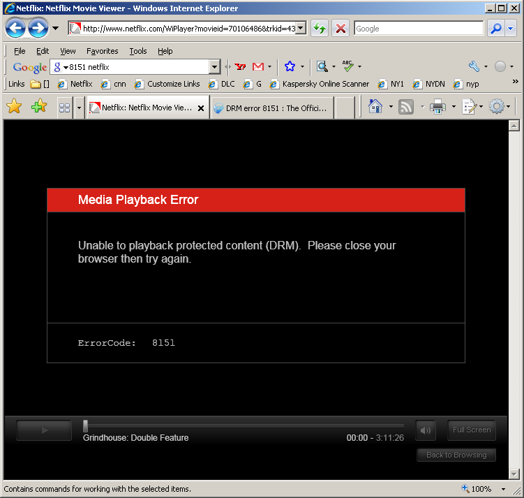 Solved How Do You Fix Netflixsilverlight Error 8151 Unable To Playback Protected Content Drm
