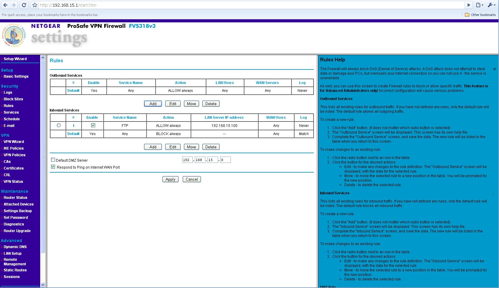 Solved: Set up Netgear FVS318v3 VPN Client Connection to Netgear ...
