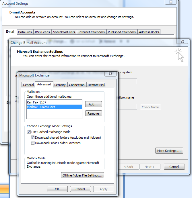 Solved: How can I assign Rules and Alerts to an Additional Outlook 2007 Exchange 2003 Mailbox ...