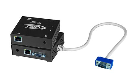 How to use VGA- RJ45 adaptor