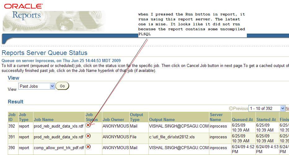 Solved: How to debug Oracle Form 9i/Oracle Report 9i/ PLSQL procedure. | Experts Exchange