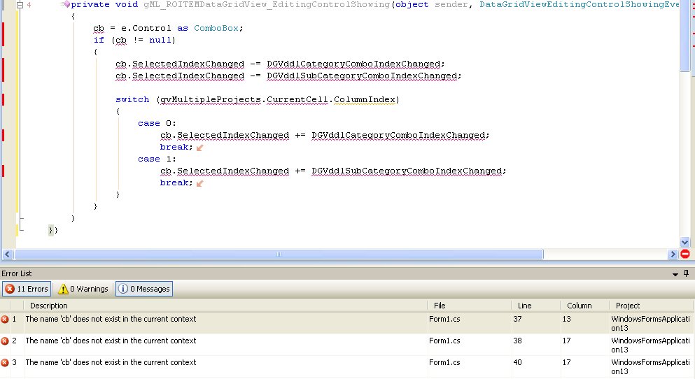 Solved: C# -- "DataGridView" AutoCompleteMode PROPERTY ? | Experts Exchange
