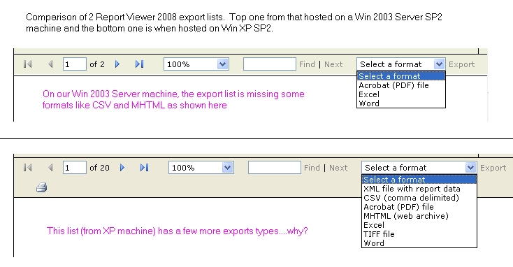 Solved: Microsoft Report Viewer 2008 | Experts Exchange