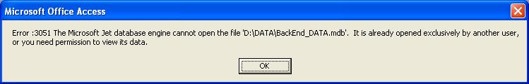 Solved: Can You Change The Location Of The .ldb Locking File That ...
