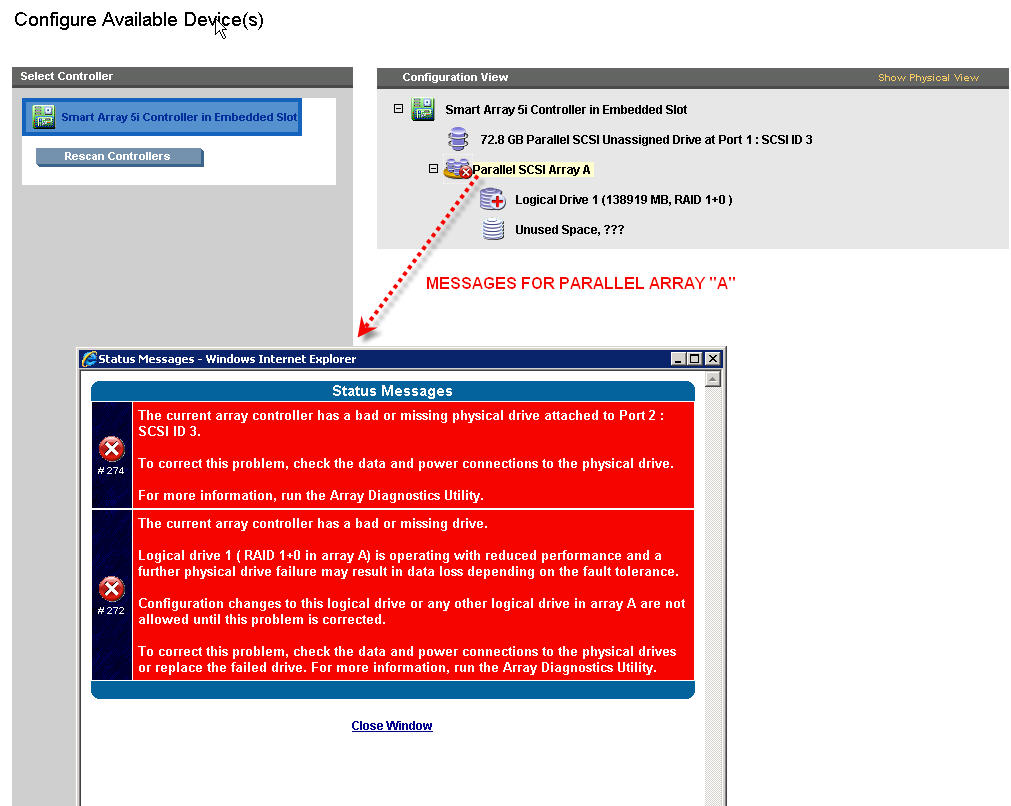 Solved: RAID drive in INTERIM RECOVERY | Experts Exchange