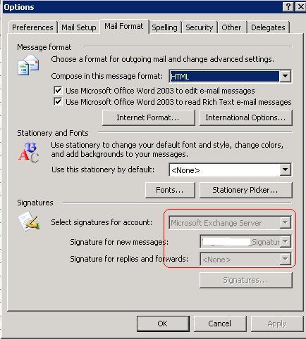 Solved: How to disable the grad out option in outlook 2003? | Experts ...