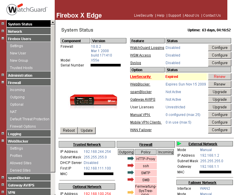 Solved: Watchguard X55 edge - WebBlocker don't workWatchguard, X Edge, X55e | Experts Exchange