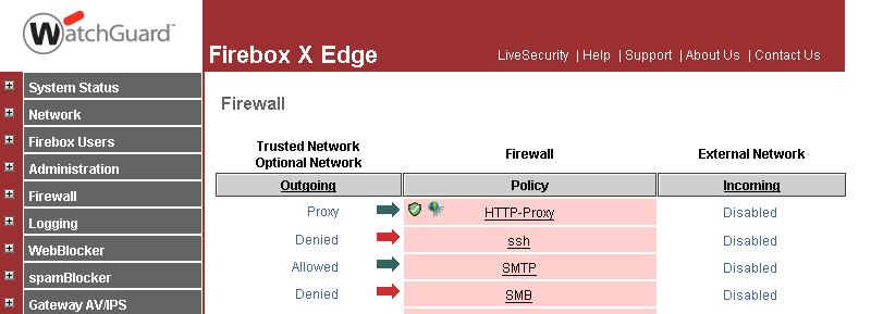 Solved: Watchguard X55 edge - WebBlocker don't workWatchguard, X Edge, X55e | Experts Exchange
