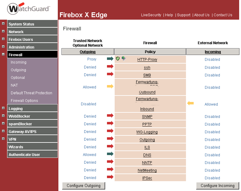 Solved: Watchguard X55 edge - WebBlocker don't workWatchguard, X Edge, X55e | Experts Exchange