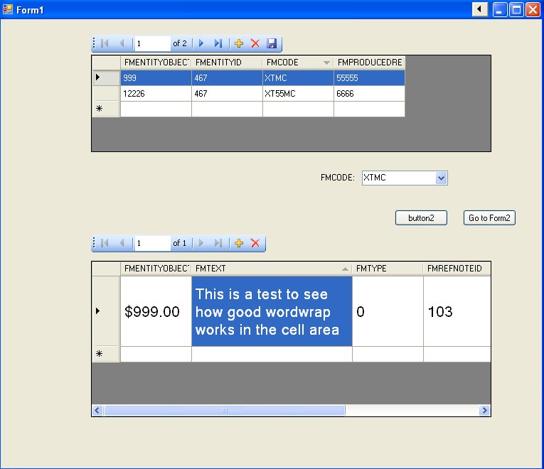 Solved: C# -- DataGridView -- WordWrap | Experts Exchange