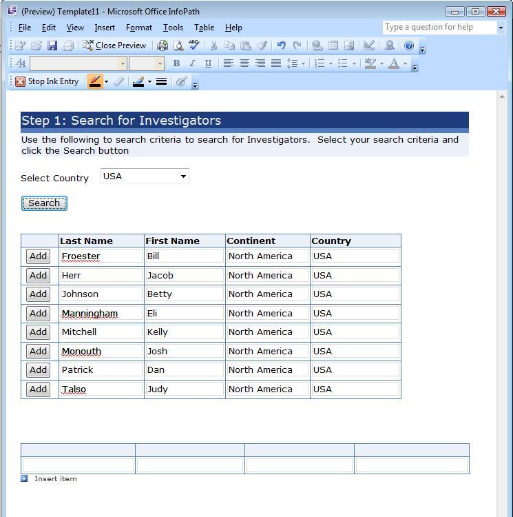 Solved: Infopath copy current row of repeating table to another repeating table | Experts Exchange