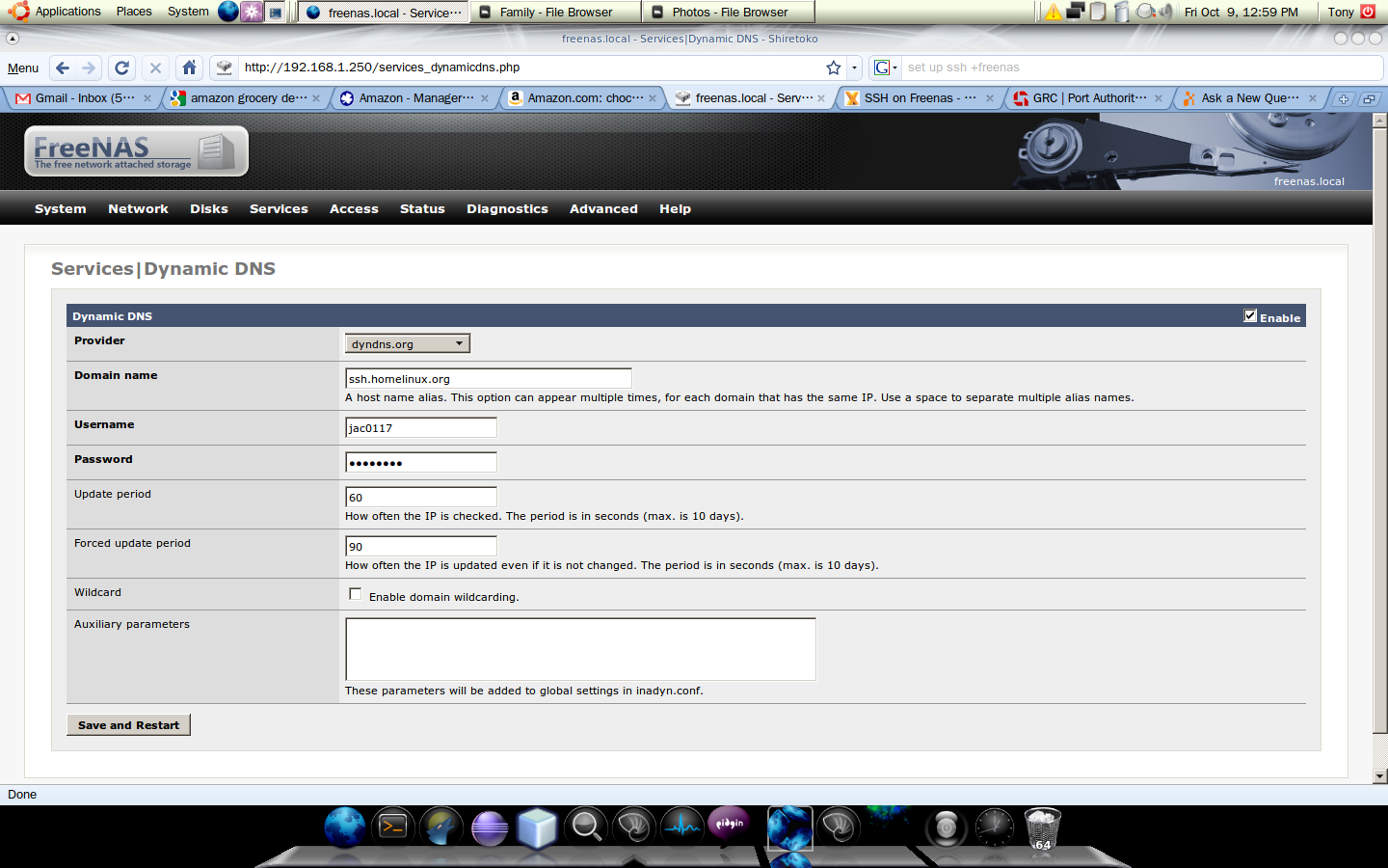 Solved: Help me set up SSH on FreeNAS? | Experts Exchange