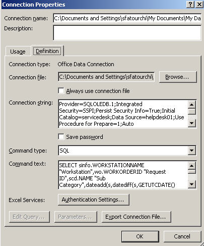 Solved: Automate a process or simplfiy runing an sql query from within ...