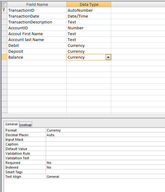 Solved: How and where to calculate a balance in Access 2007 | Experts ...