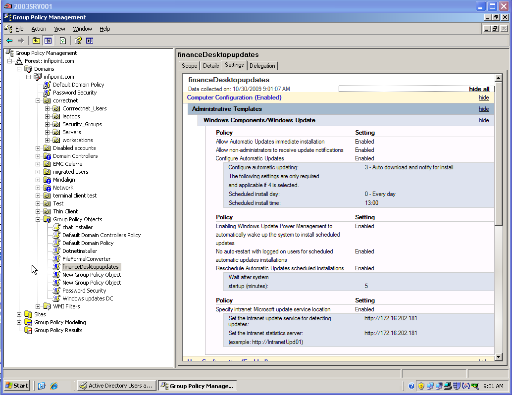 Solved: WSUS 3.2 SP 2, GPO settings for Allow Auto Updates immediate ...